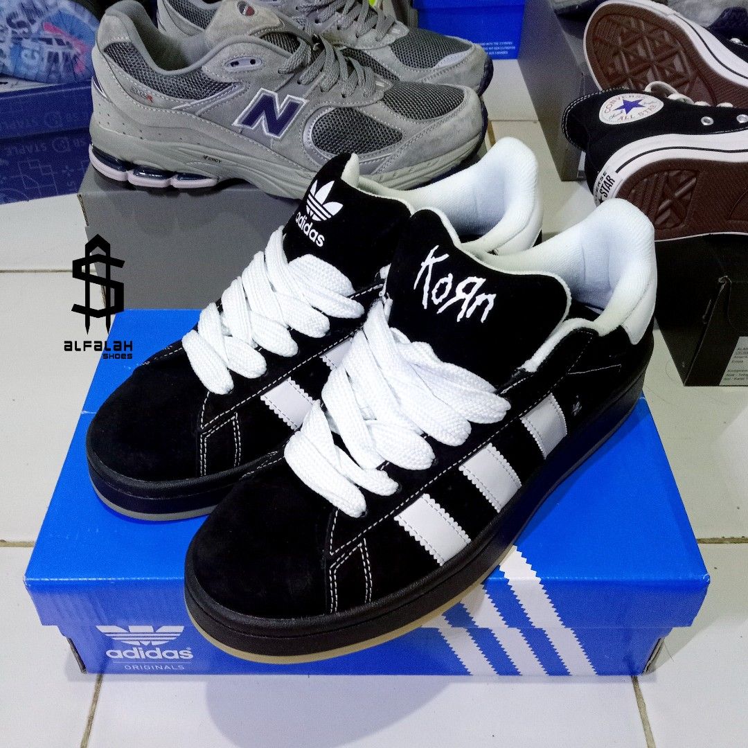 Adidas Campus 00s X KORN, Fesyen Pria, Sepatu , Sneakers di Carousell