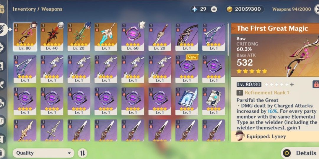 AR52 GENSHIN IMPACT ACC0UNT - LYNEY AND ARLECCHIN0 WITH SIGNATURE ...