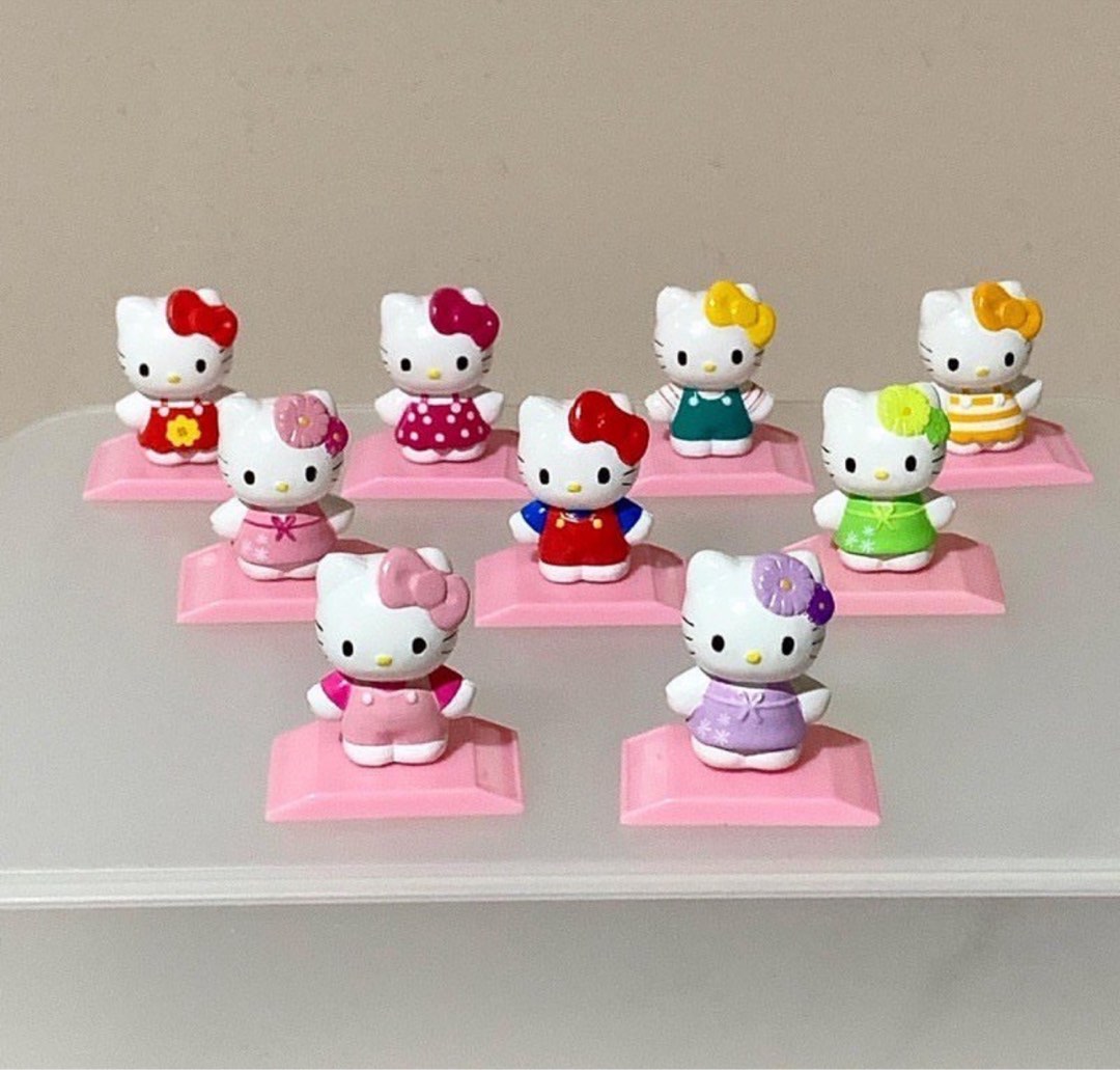 Authentic sanrio hello kitty mini figure set, Hobbies & Toys, Toys ...