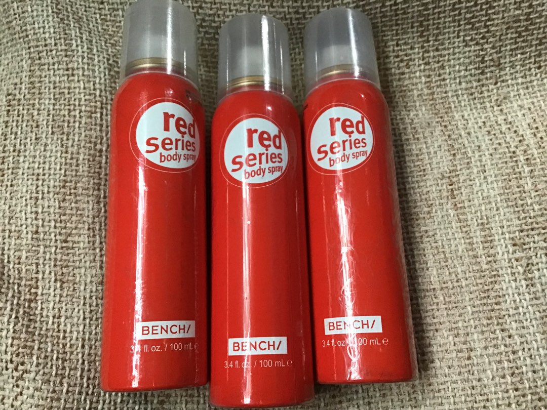 Bench Red Series body spray, Beauty & Personal Care, Fragrance ...
