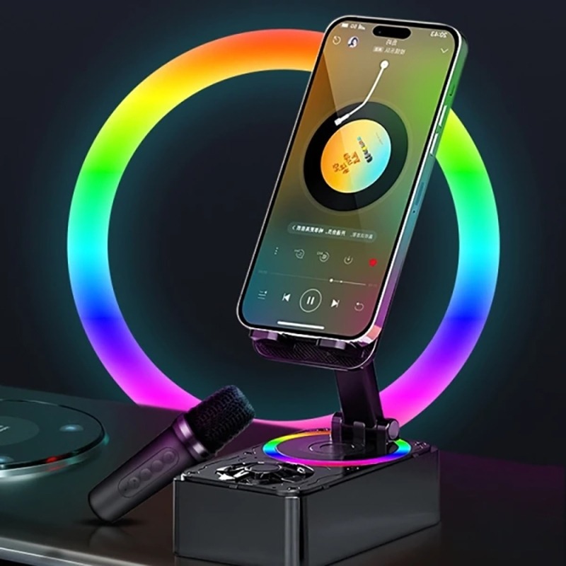 Bluetooth Wireless Karaoke Set Wireless Speaker Bluetooth Microphone ...