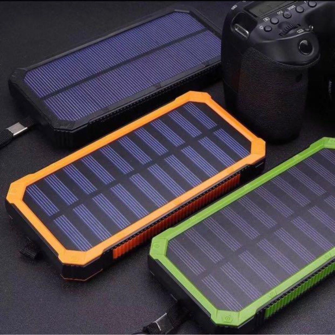 BNIB Solar Powerbank 40000mAh Portable Charger, Mobile Phones & Gadgets ...