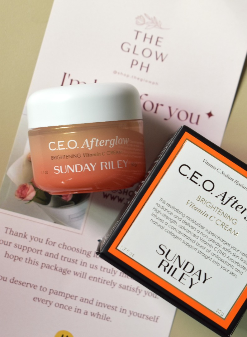 BRAND NEW Sunday Riley C.E.O. Afterglow Brightening Vitamin C Gel Cream ...