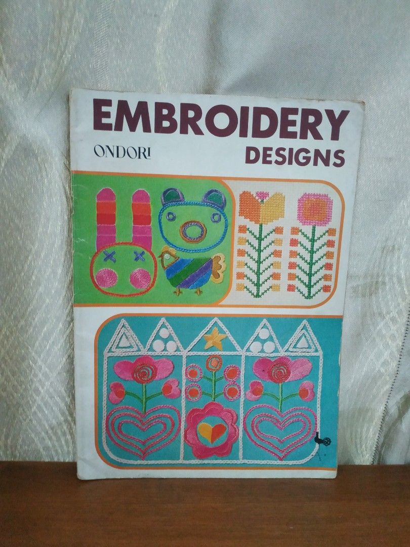 Buku import craft ketrampilan ondori classic embroidery designs, Buku ...