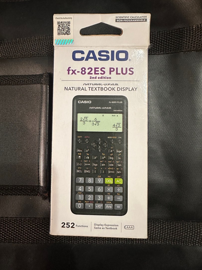 Casio Fx 82ES Plus Scientific Calculator, Computers & Tech, Office ...