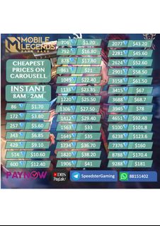 [9288💎 $167.5] 🔥100% CHEAPEST MLBB Diamonds 💎 Mobile Legends Diamonds ...