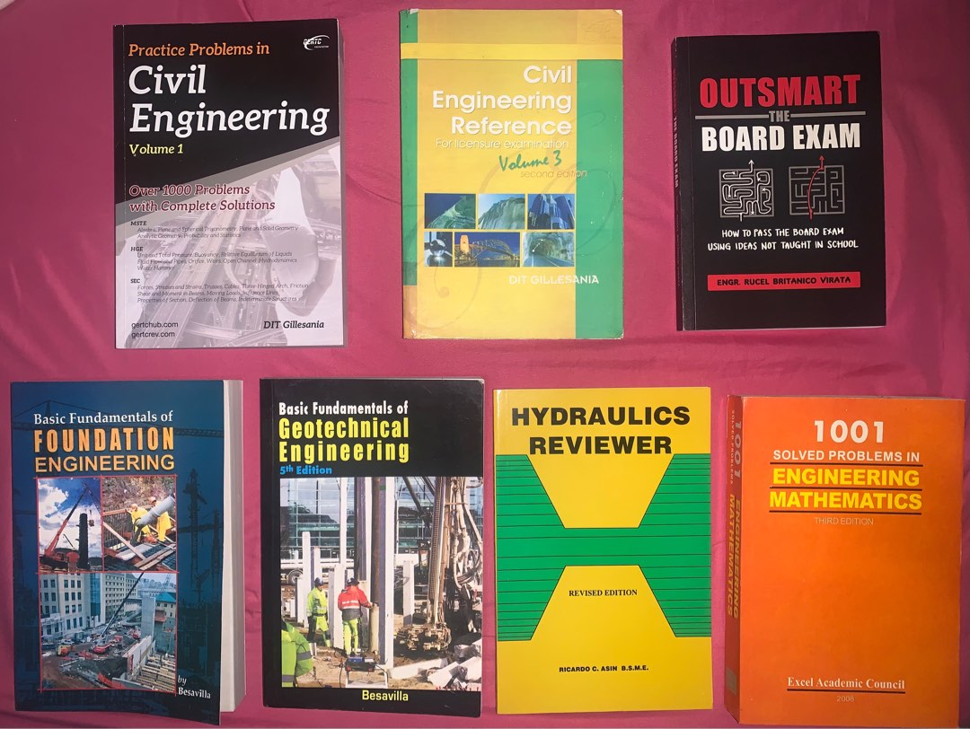 Civil Engineering Books, CE REFERENCE, OUTSMART THE BOARD EXAM, Hobbies ...