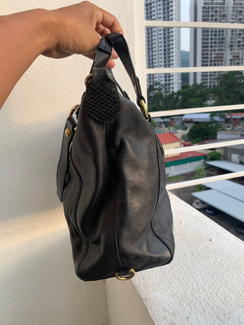 Coach Ashley leather 2 way shoulder bag, Luxury, Bags & Wallets on ...