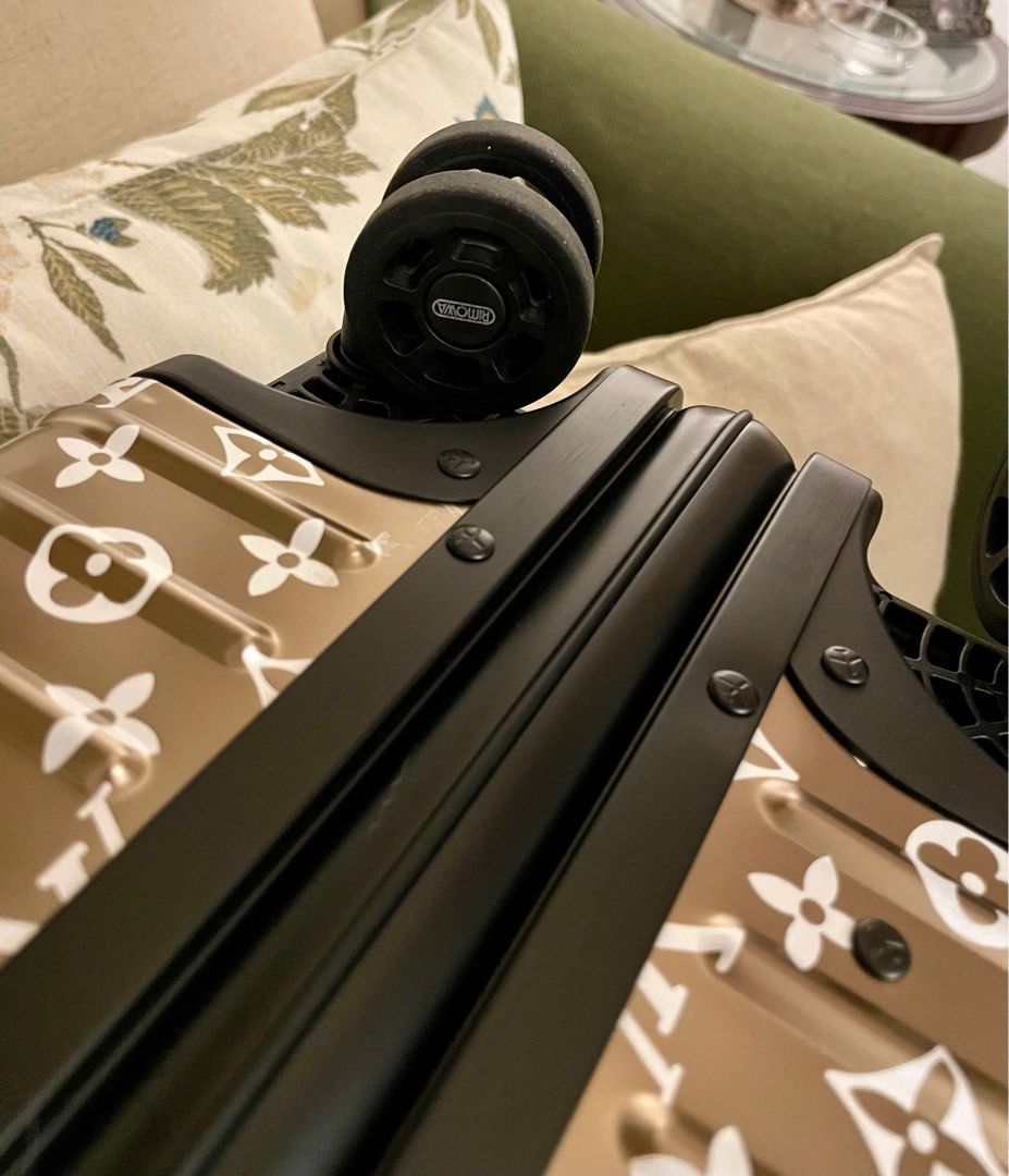 Collab Edition Classic Supreme Monogram Carry On Cabin Size Aluminum ...