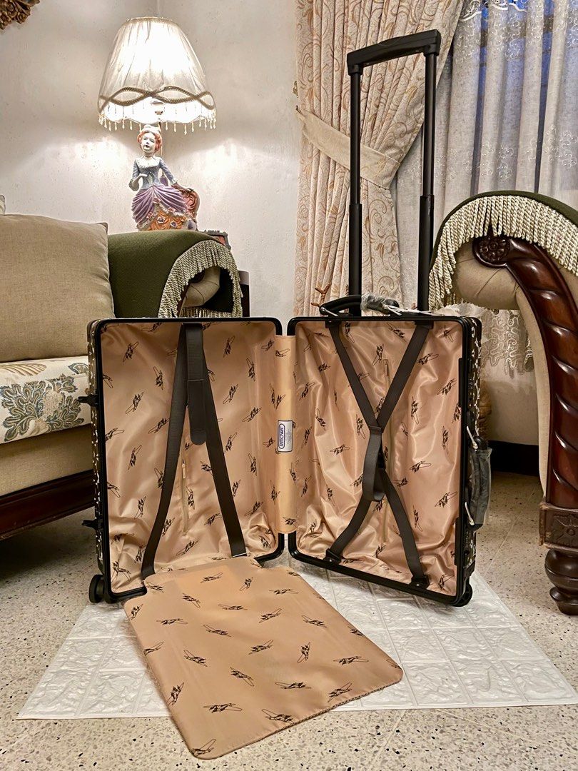 Collab Edition Classic Supreme Monogram Carry On Cabin Size Aluminum ...