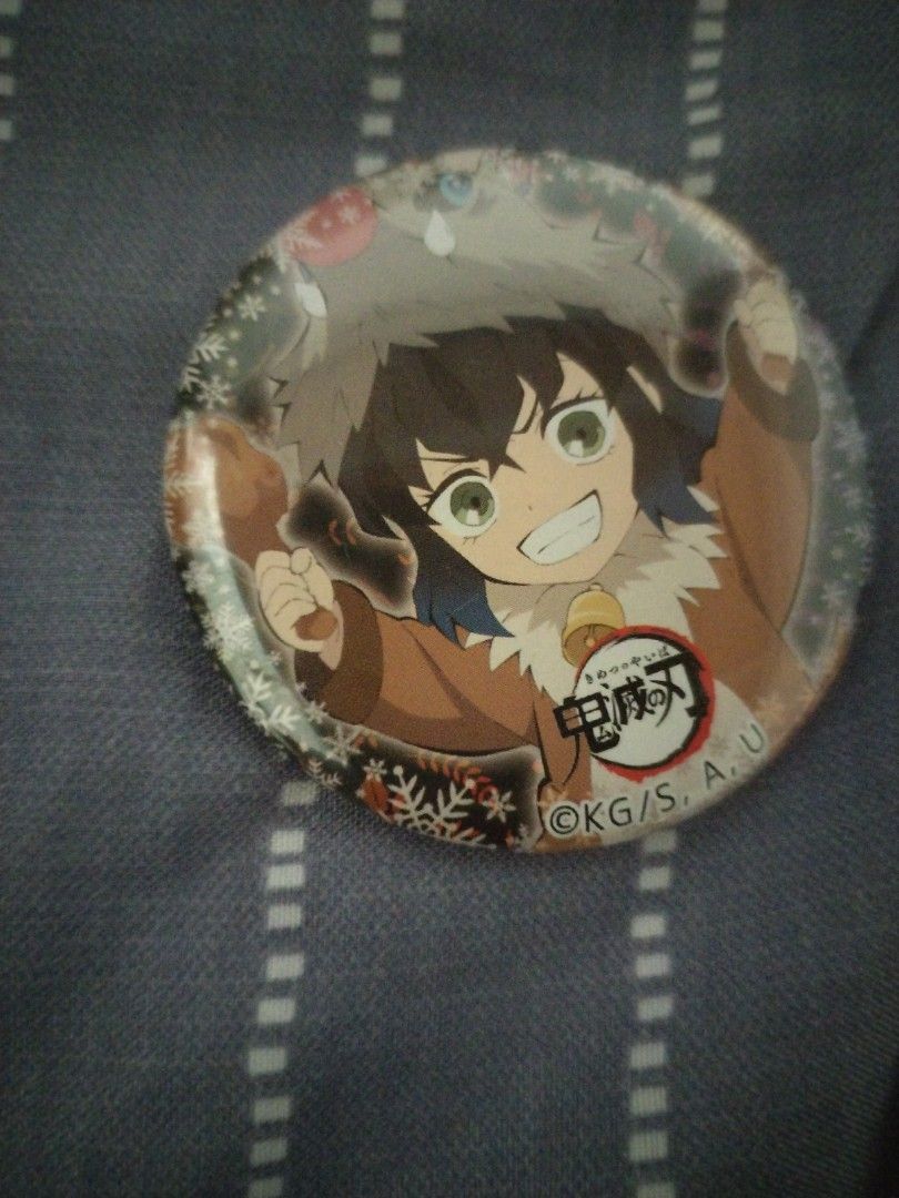 demon slayer kimetsu no yaiba pin badges tanjiro kamado inosuke ...