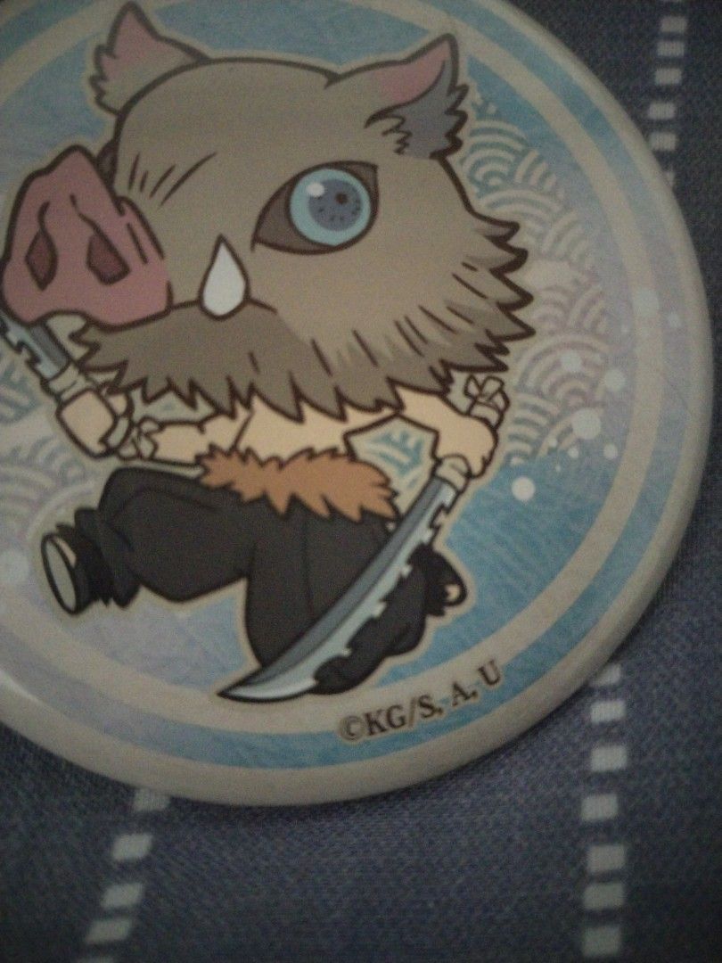 demon slayer kimetsu no yaiba pin badges tanjiro kamado inosuke ...