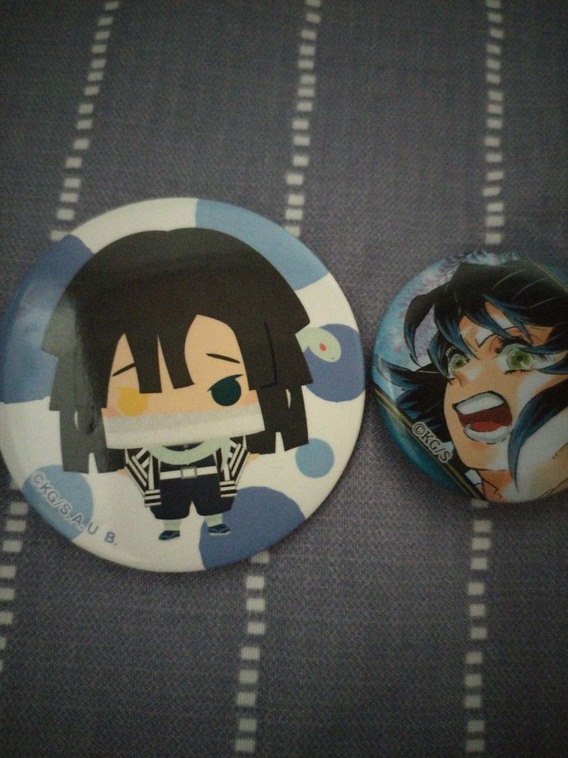 demon slayer kimetsu no yaiba pin badges tanjiro kamado inosuke ...
