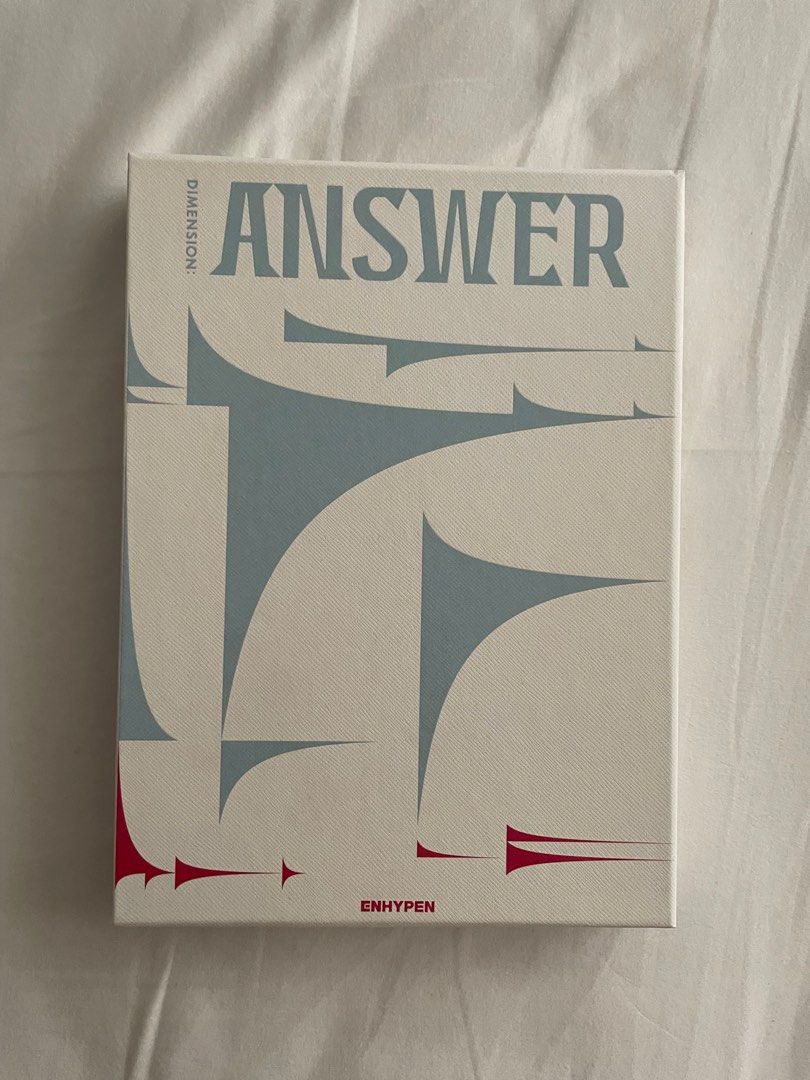 Enhypen Dimension:Answer Yet Ver. Unsealed Complete Inclusions, Hobbies ...