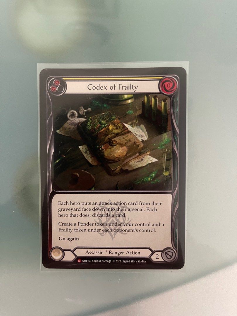 FAB Codex Frailty, Hobbies & Toys, Toys & Games on Carousell
