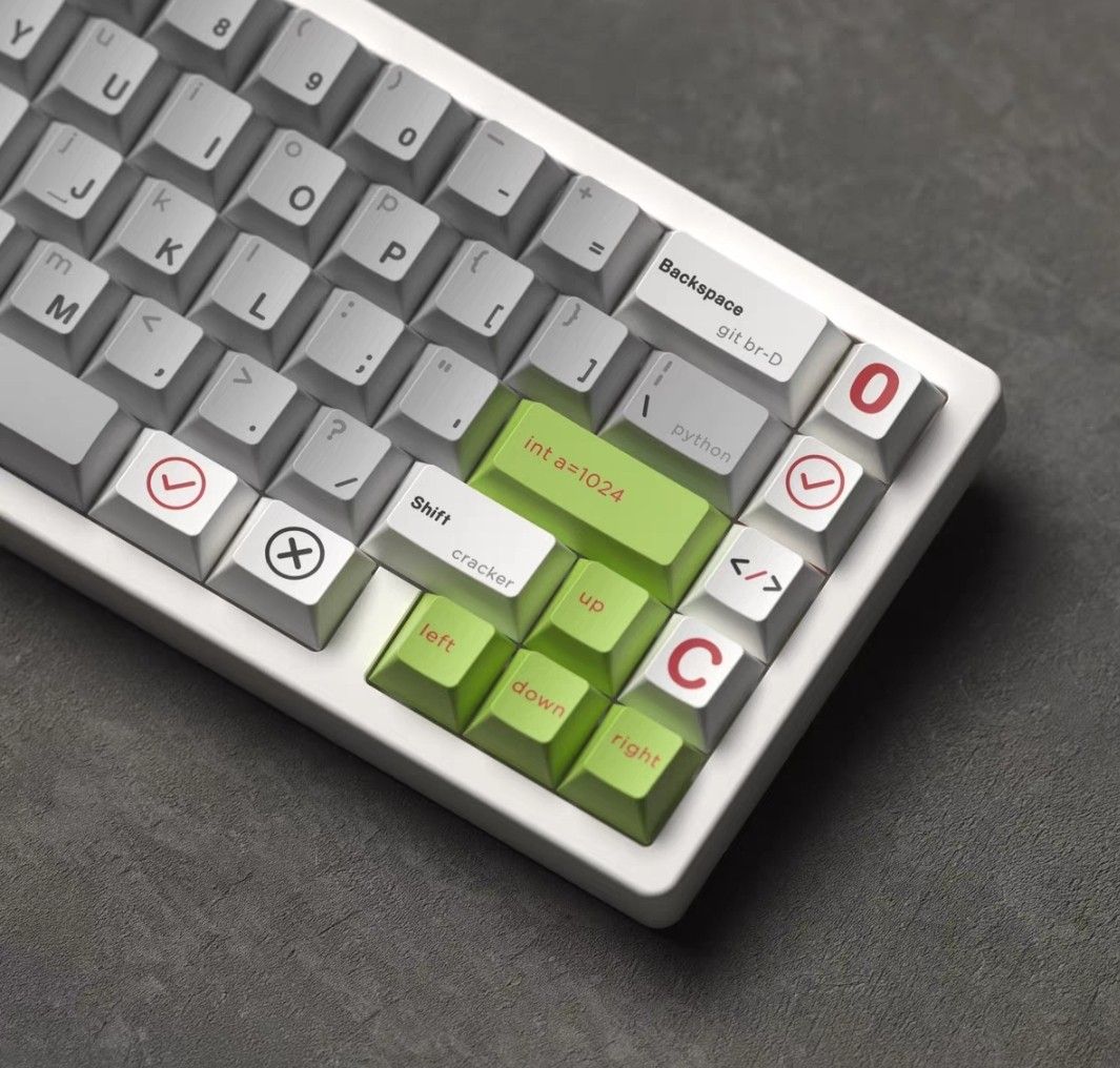 full set jkdk pbt dye sub "programmer" keycaps with extra novelty, Computers & Tech, Parts ...