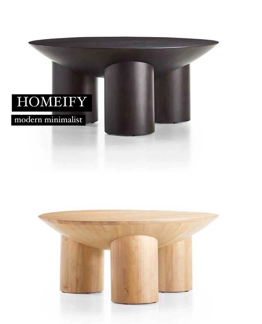 HADZHI Modern Solid Wood Coffee Table, Furniture & Home Living ...