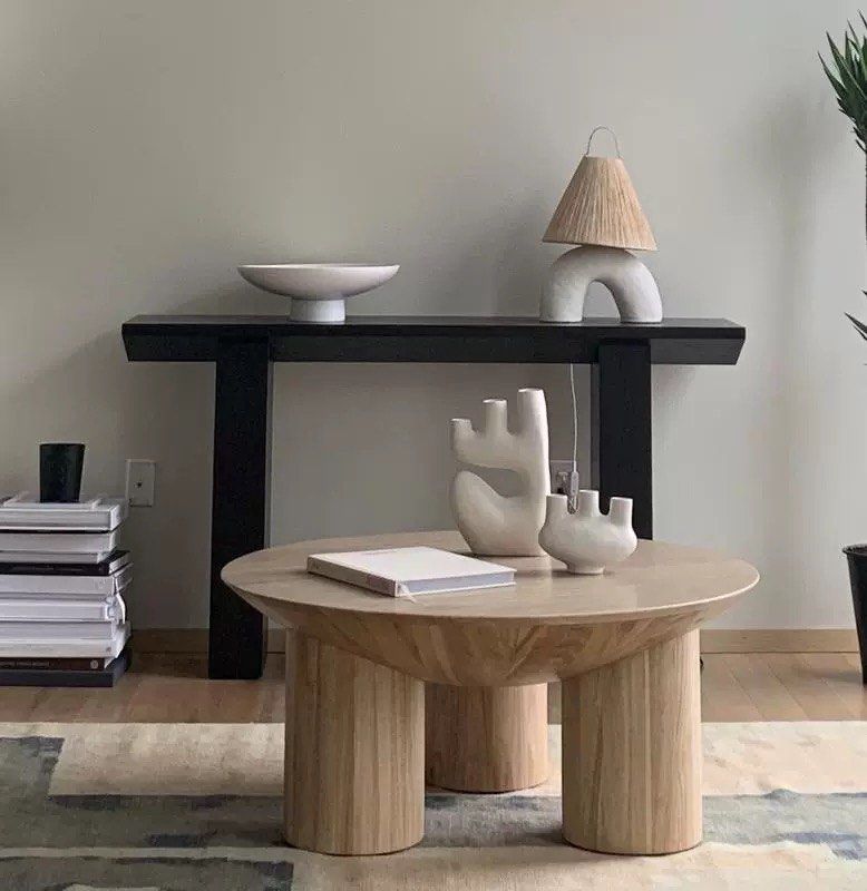 HADZHI Modern Solid Wood Coffee Table, Furniture & Home Living ...