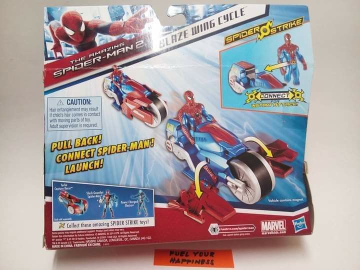 Hasbro Spider-man Spiderman Blaze Wing Cycle, Hobbies & Toys, Toys ...