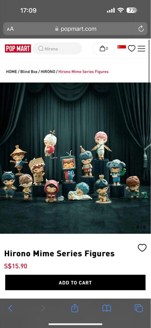 Hirono mime series, Hobbies & Toys, Toys & Games on Carousell