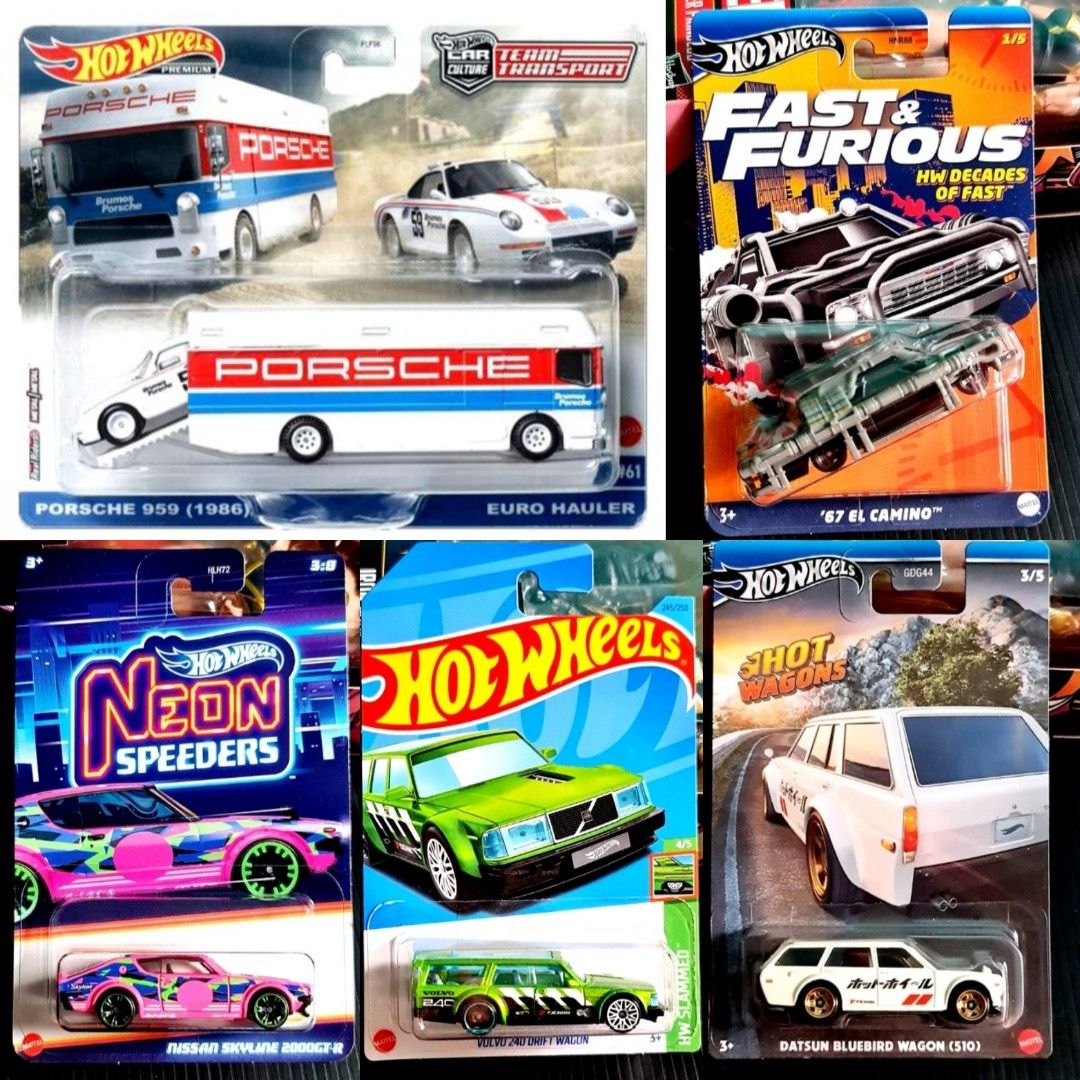 Hot Wheels Premium Team Transport Porsche 956 (1986) And Euro Hauler ...