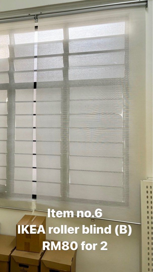 IKEA Roller Blinds, Furniture & Home Living, Home Decor, Curtains & Blinds on Carousell