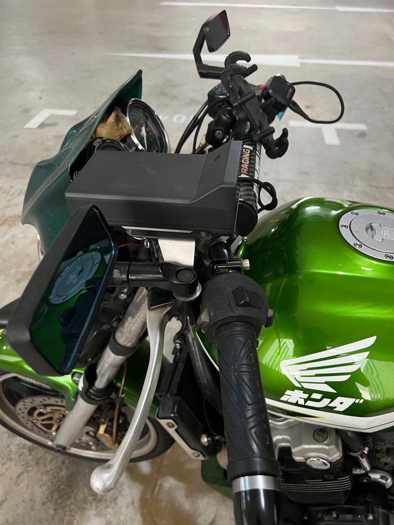 IU OBU Bracket Motorbike IU OBU bracket Mirror Mount Left Right Side ...