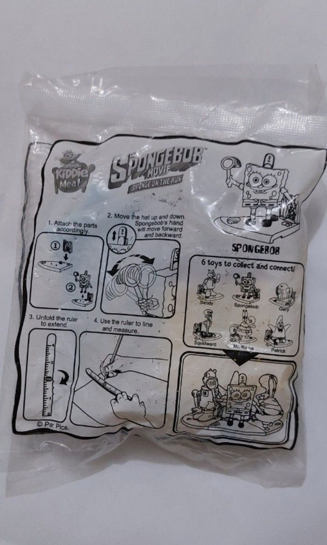 Jollibee Jolly Kiddie Meal The Spongebob Movie Sponge On The Run ...