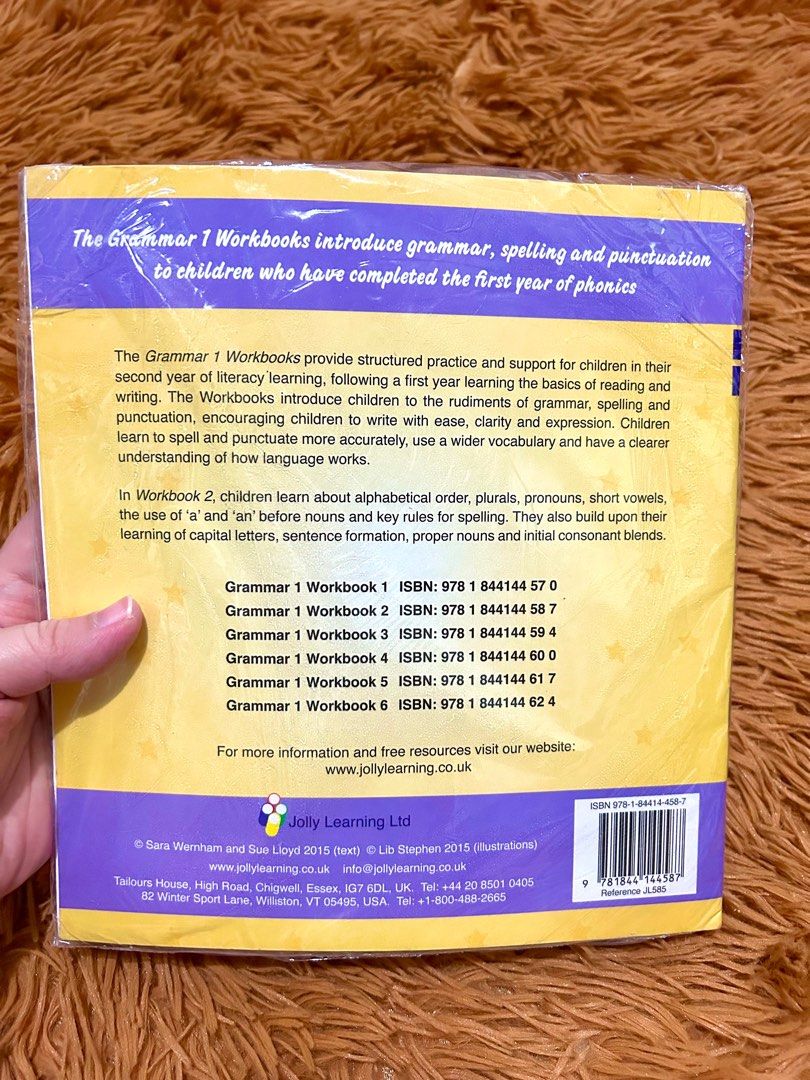 Jolly Phonics Grammar 1 Workbook, Hobbies & Toys, Books & Magazines ...