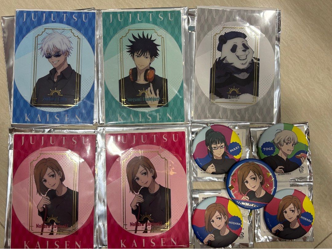 Jujutsu Kaisen OIOI marui JJK Badges & visual cards gojo satoru megumi ...