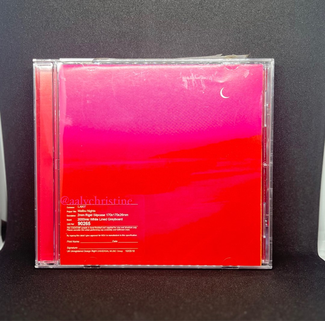 LANY - Malibu Nights Album, Hobbies & Toys, Music & Media, CDs & DVDs ...