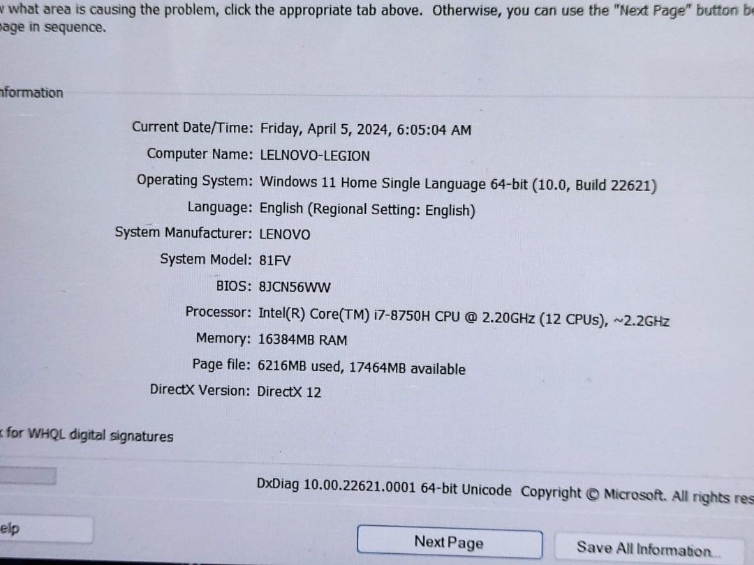 LENOVO LEGION Y530 81FV Super Gaming [ SSD 512GB], Elektronik, Komputer ...