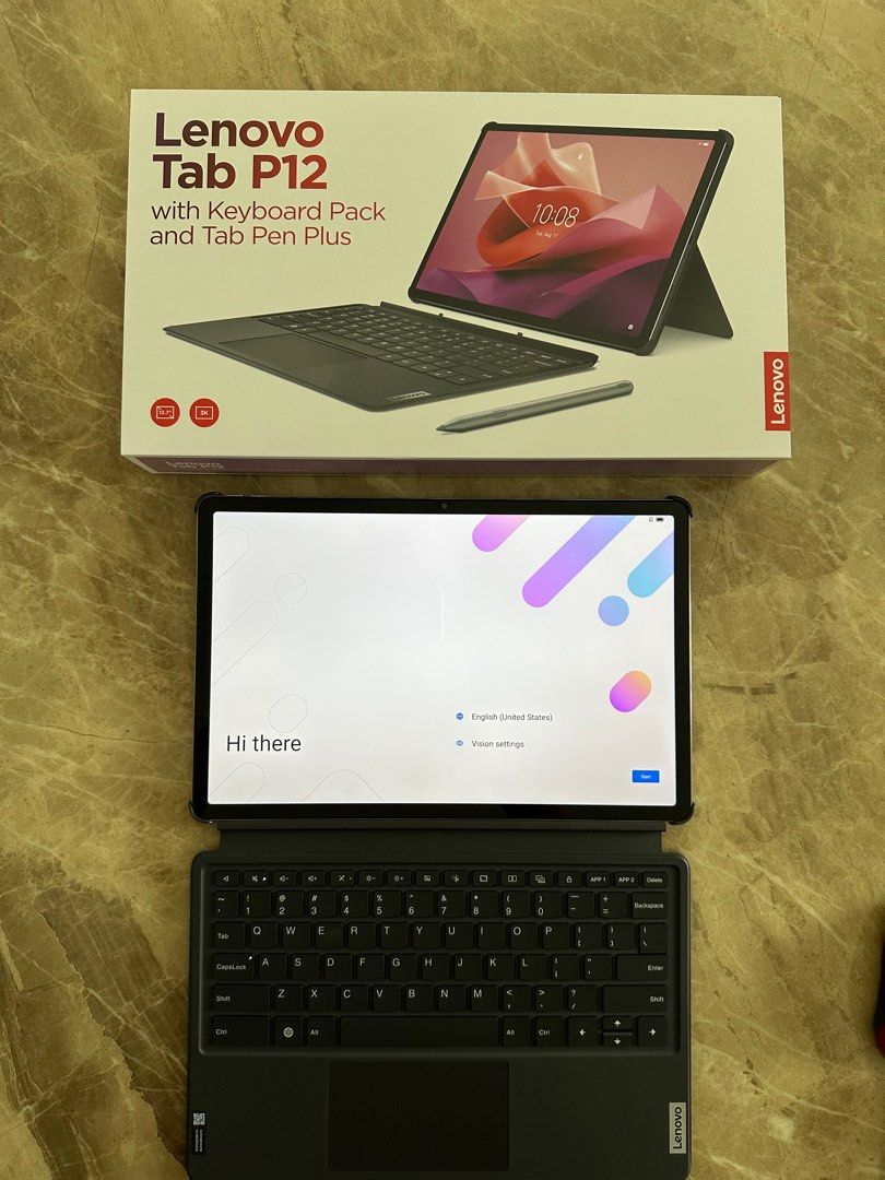 Lenovo Tab P12 with Keyboard Pack and Tab Pen Plus, Computers & Tech ...