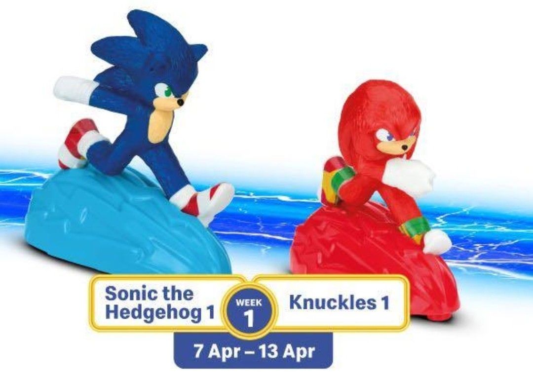 McDonald's Sonic 2 toy, Hobbies & Toys, Memorabilia & Collectibles, Fan ...