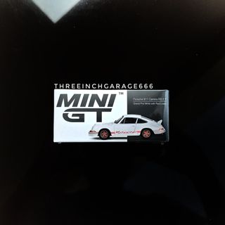(Pre-order) MINI GT #630 Porsche 911 (992) GT3 RS White with Pyro Red ...