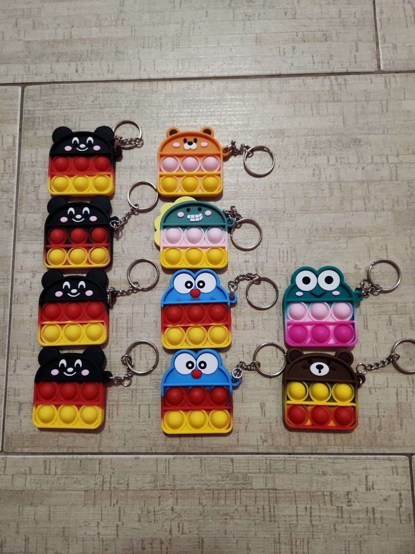 mini pop it keychain, Hobbies & Toys, Toys & Games on Carousell