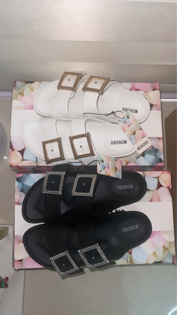 MONOBO MARSHMALLOW, Women's Fashion, Footwear, Slippers and slides on ...