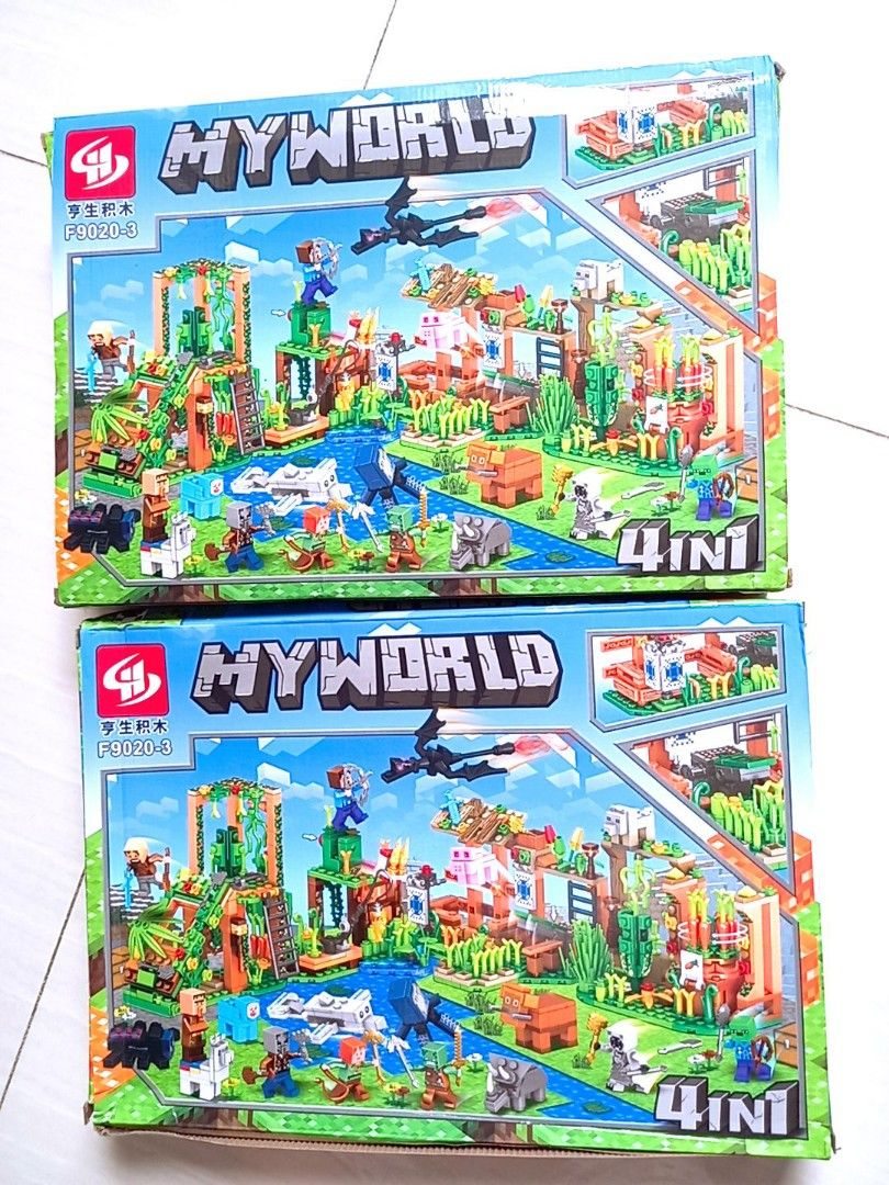 My World Minecraft Lego Bricks, Hobbies & Toys, Toys & Games on Carousell