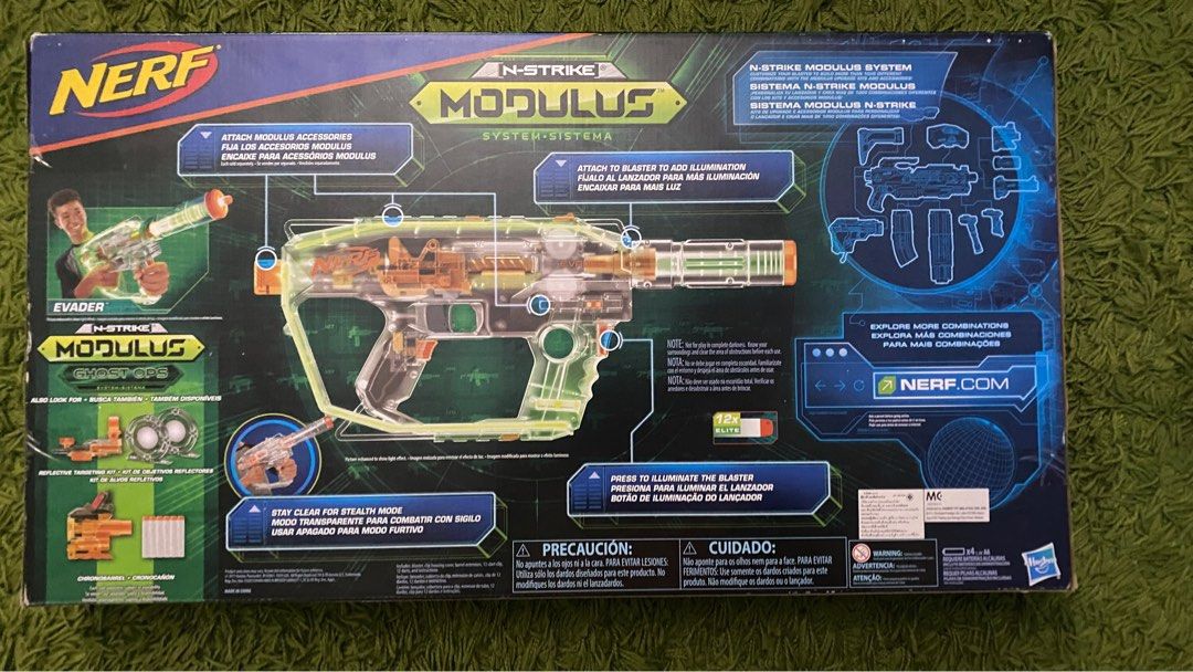 Nerf N-Strike Modulus Ghost Ops - Evader, Hobbies & Toys, Toys & Games ...