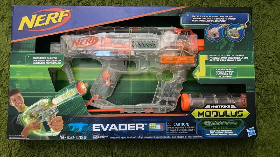 Nerf N-Strike Modulus Ghost Ops - Evader, Hobbies & Toys, Toys & Games ...
