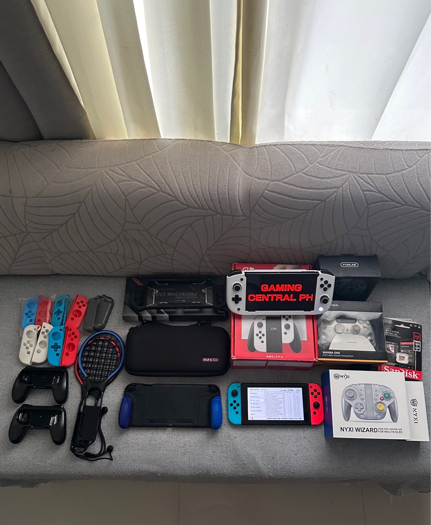 Nintendo Switch V2 Jailbreak 256gb BUNDLE, Video Gaming, Video Game ...