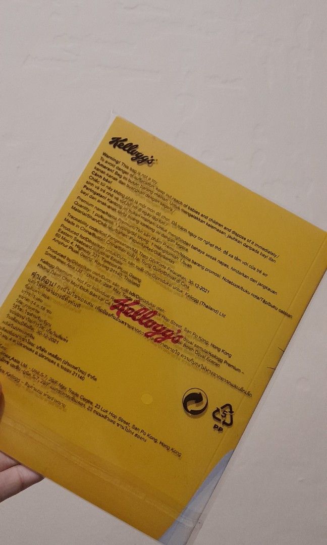 Notebook Mini by Kellogg's, Buku & Alat Tulis, Buku Pelajaran di Carousell
