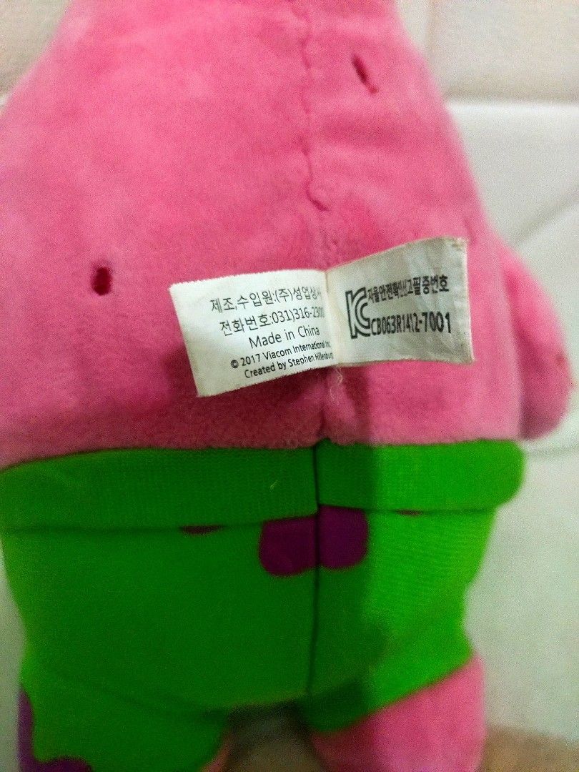 Original Nickelodeon - Boneka Patrick Pink SpongebobSquarepants, Toys ...