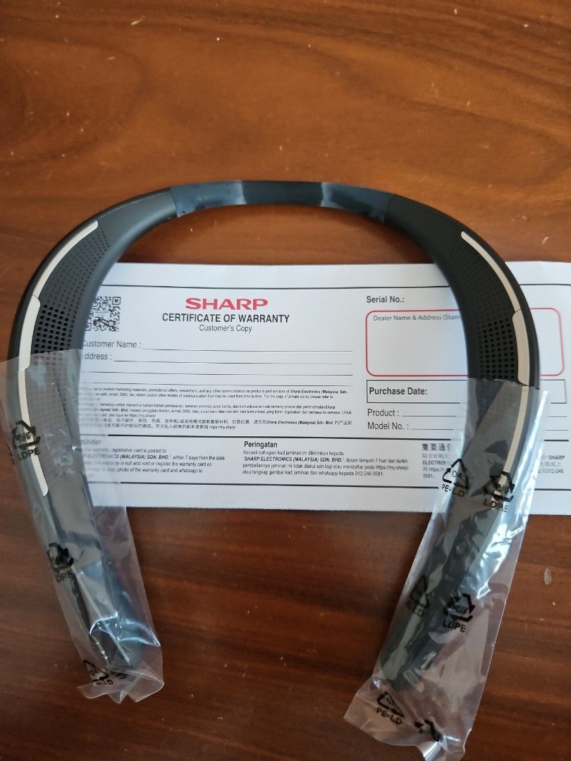 Original Sharp Neck Speakers, Audio, Headphones & Headsets on Carousell