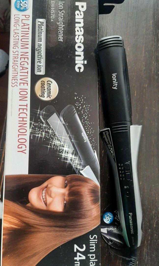 Panasonic Ion Straightener, Beauty & Personal Care, Hair on Carousell