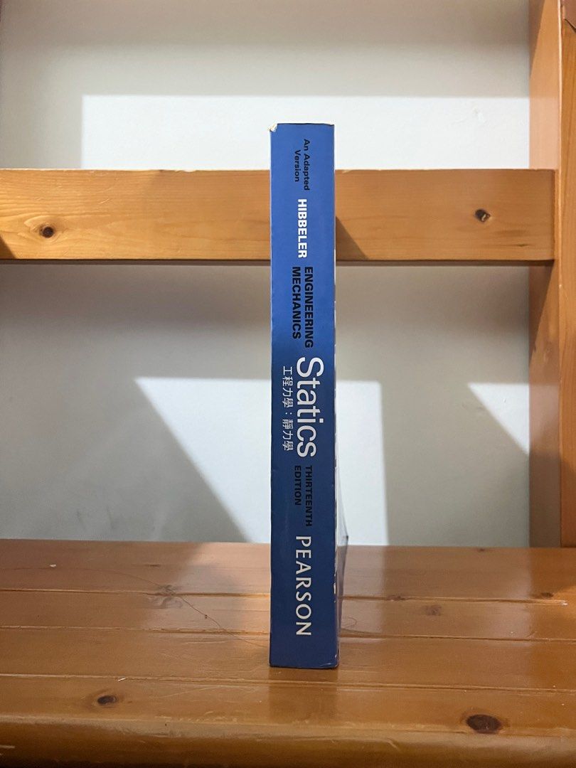 【Pearson】二手原文書 工程力學 靜力學 Engineering Mechanics Statics, 書籍、休閒與玩具, 書本及雜誌 ...