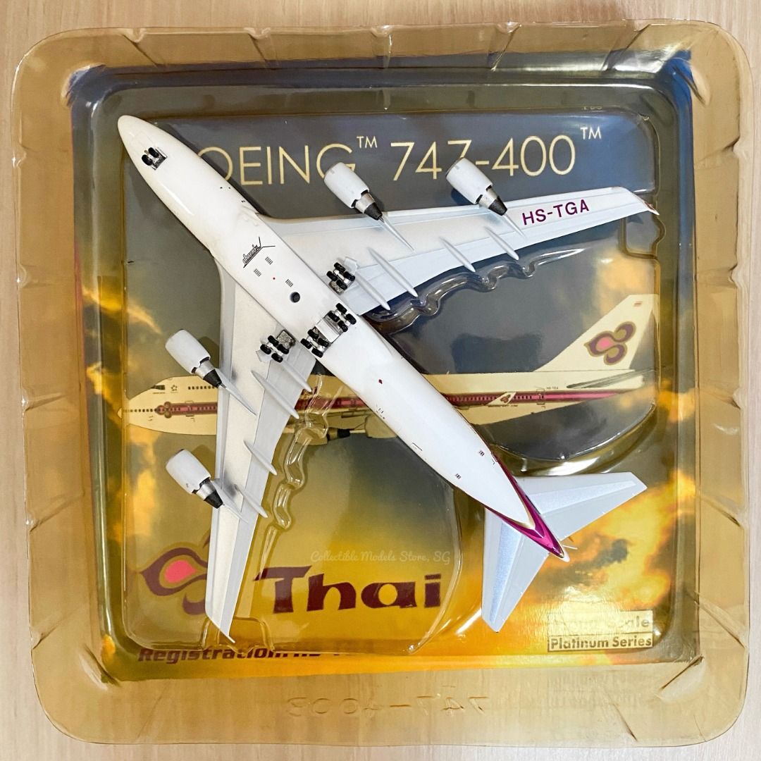 *READY STOCK* PHOENIX MODEL THAI AIRWAYS OLD LIVERY BOEING 747-400 1: ...