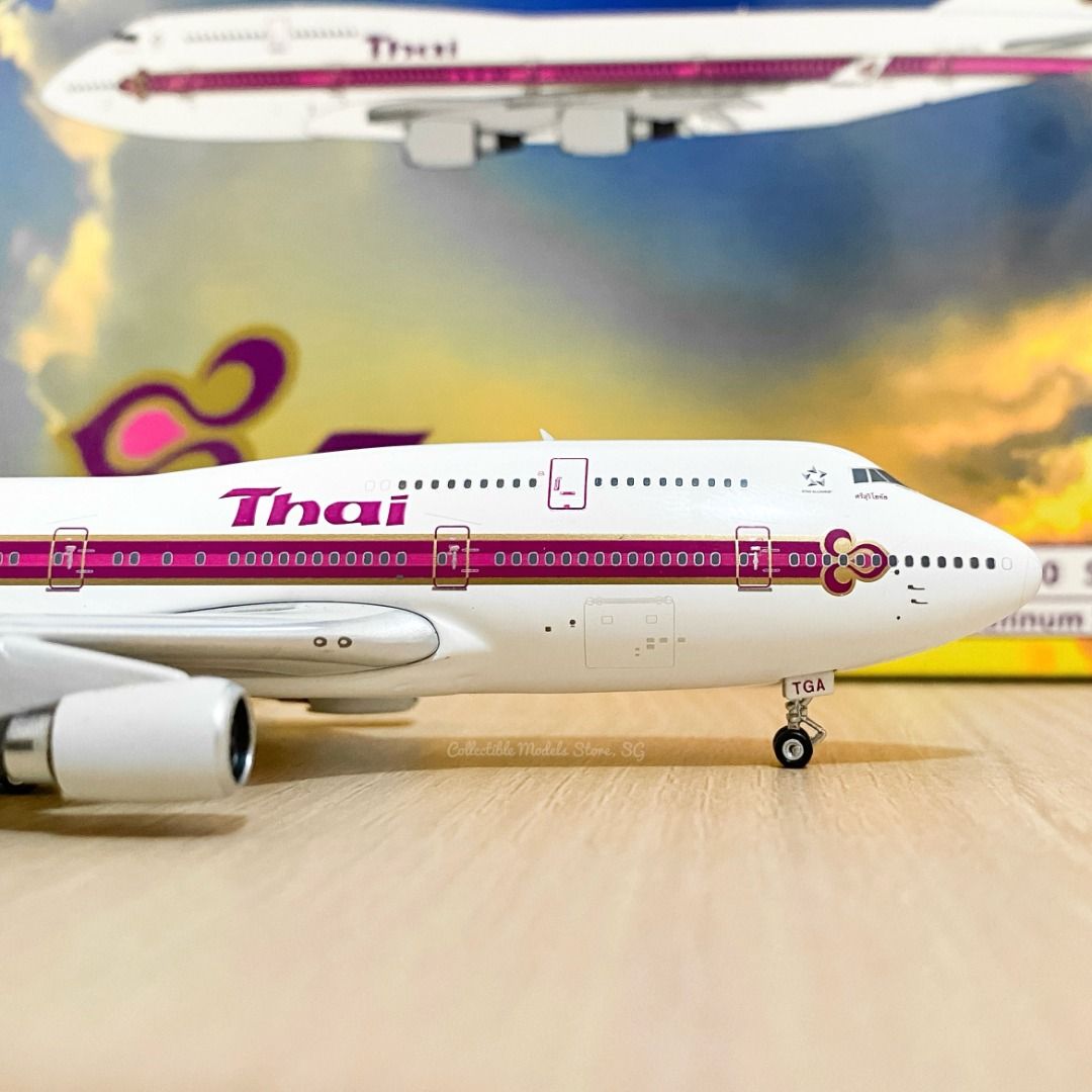 *READY STOCK* PHOENIX MODEL THAI AIRWAYS OLD LIVERY BOEING 747-400 1: ...