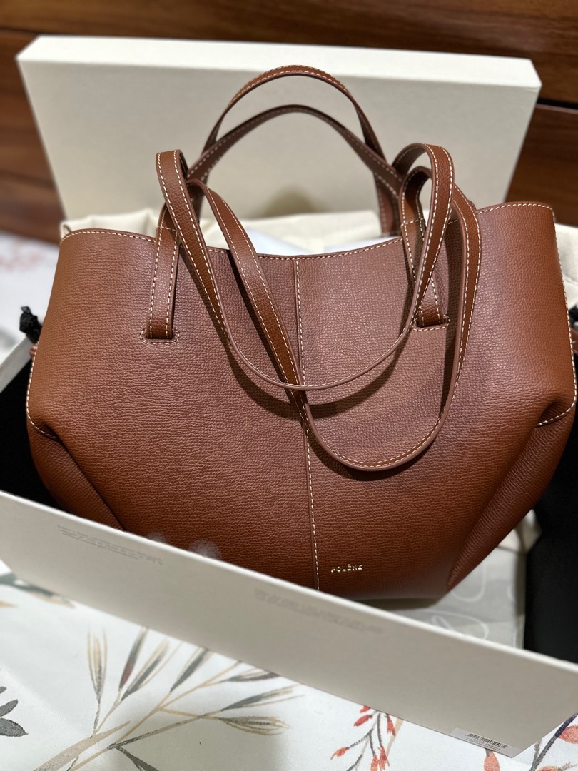Polene Cyme Mini in Cognac (Preorder), Luxury, Bags & Wallets on Carousell