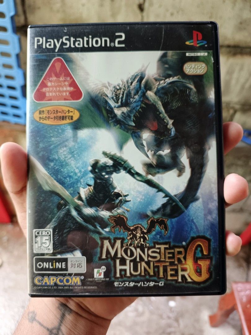Ps2 Monster Hunter G original, Video Gaming, Video Games, PlayStation ...